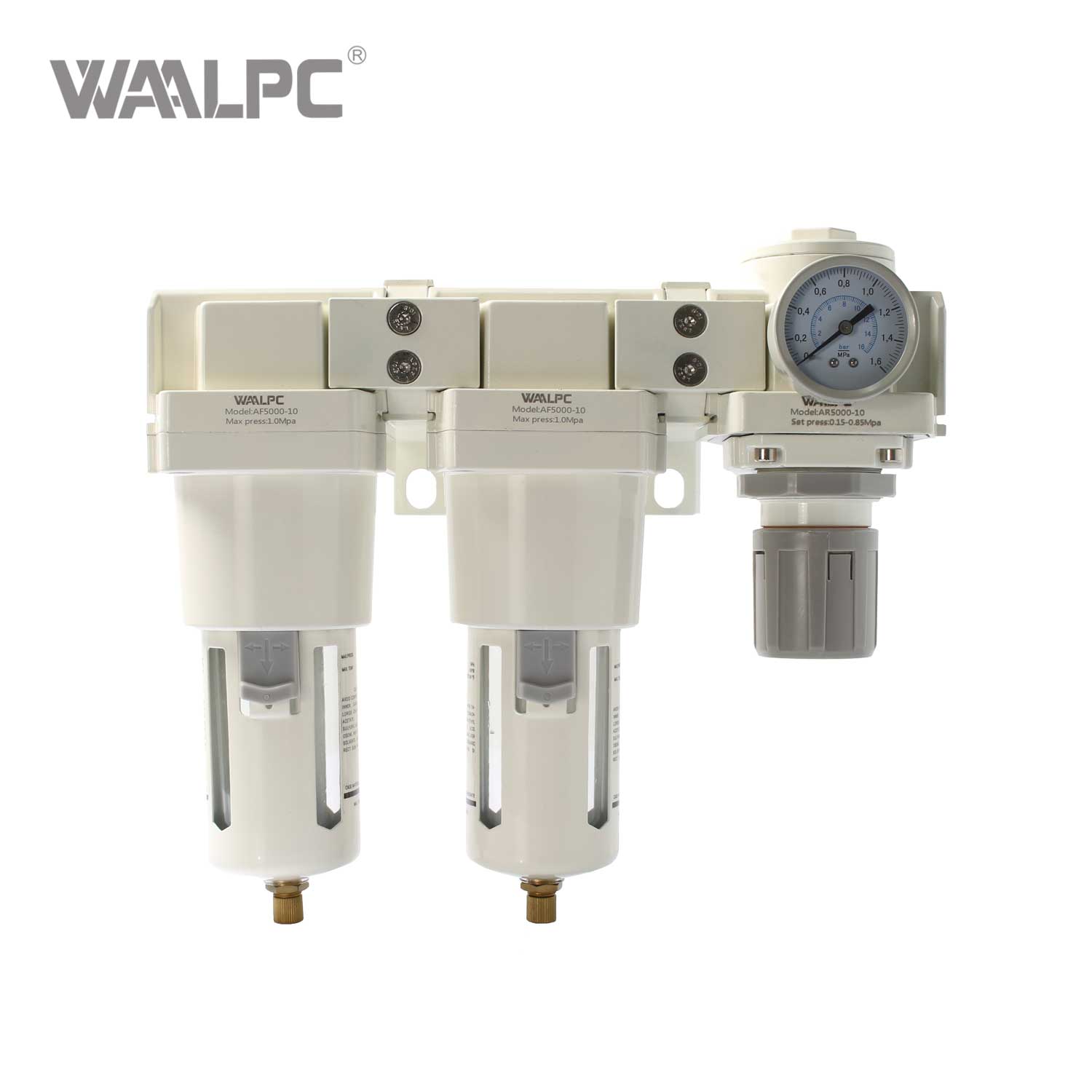 SMC FRL Combinación Lubricador Fuente de aire neumático de la unidad de tratamiento Regulador de ...