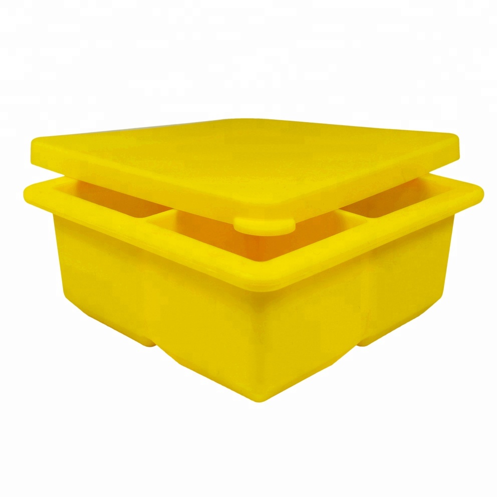 Custom LOGO Ice Cube Tray Silicone Ice Cream Molds - Buy Silicone Ice ...