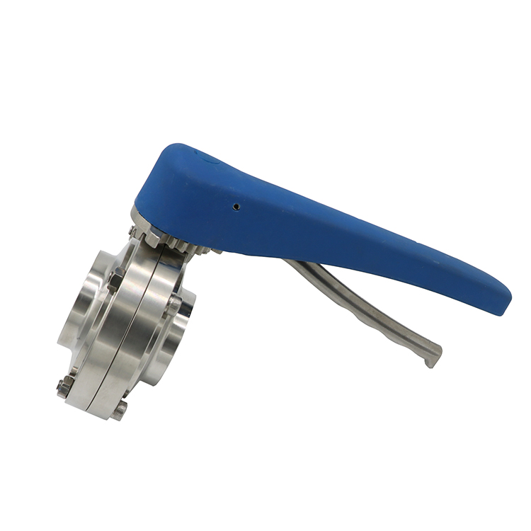 Sanitary Butterfly Valve with Multi Position Triggle Handle from China ...