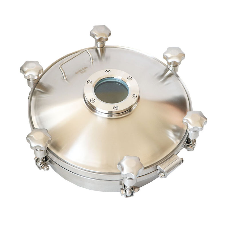 Sanitary Round Manway with Sight Glass from China manufacturer ...