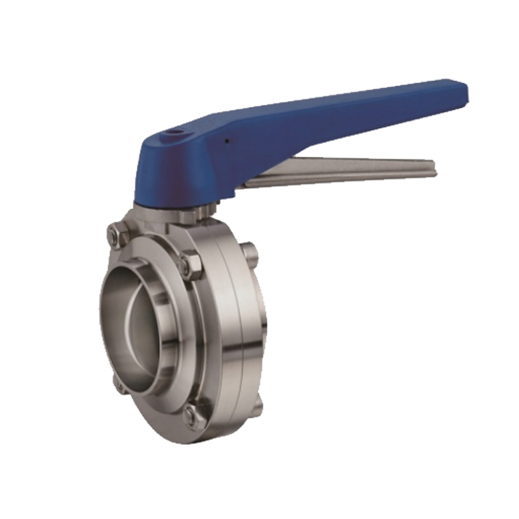 Sanitary Butterfly Valve with Multi Position Triggle Handle from China ...