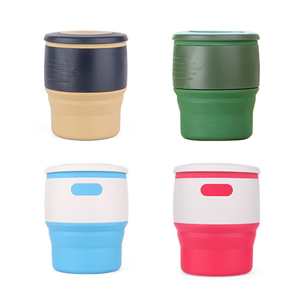 Folding Water Container Silicone Coffee Cup Multifunctional Large Size ...