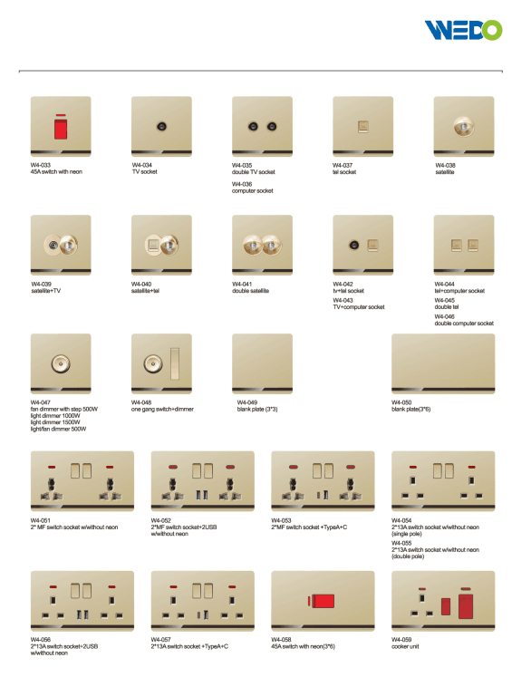 Ultra Slim Switch Socket Cooker Unit Socket Innovative Design Generous ...