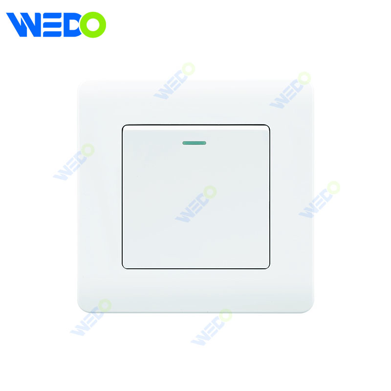 C20 86mm*86mm Home Switch White/silver/gold 1gang 1way 1gang 2 Way 1 ...