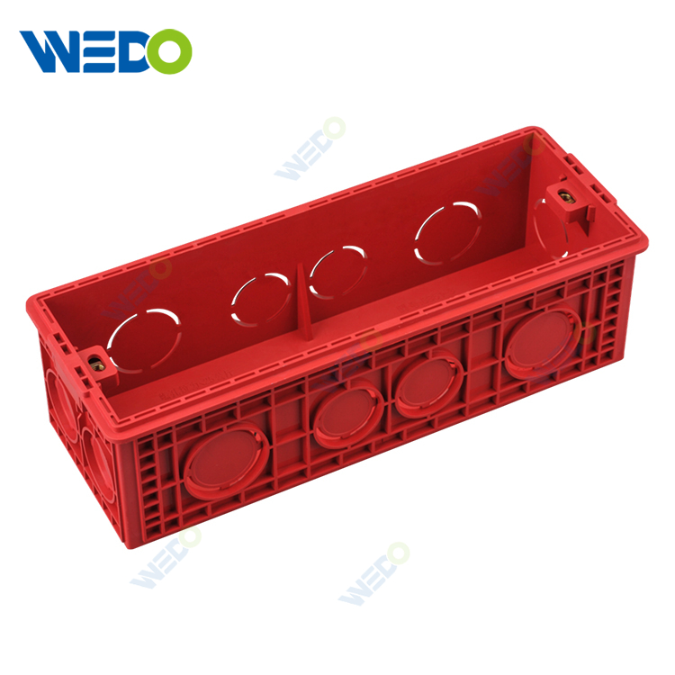 Wholesale Red Pvc Electrical Double Gang Junction Box Switch Box - Buy ...